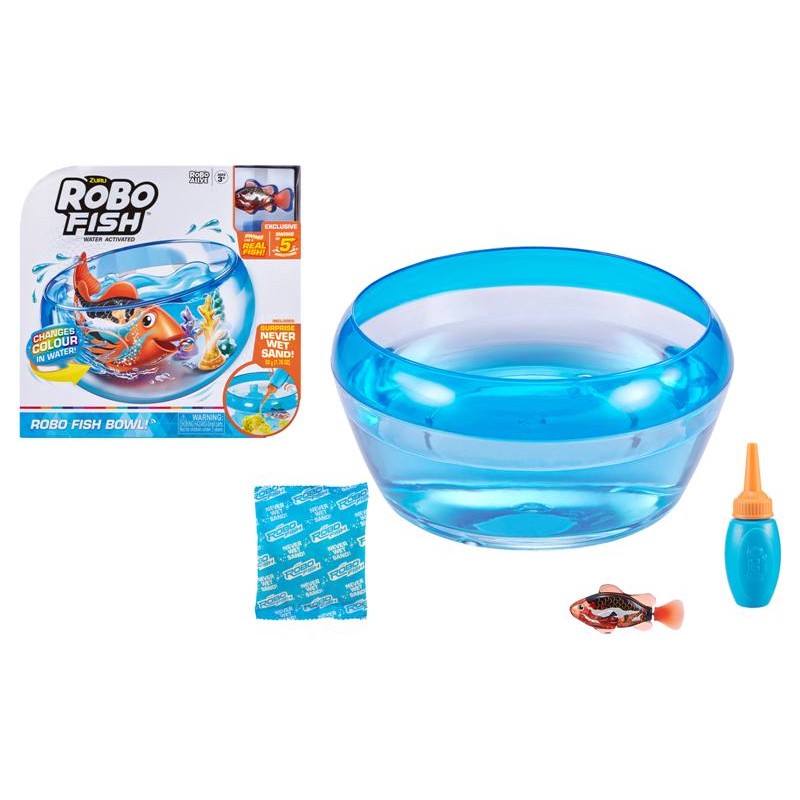 Robo Fish Playset con Pesciolino Esclusivo e Sabbia Magica "Sempre ...