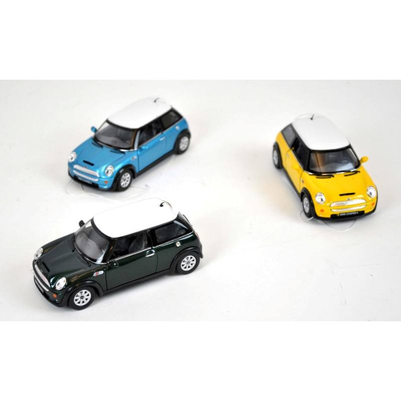 Display 12 Mini Cooper S 1:28 Retrocarica di Distributori Giocattoli