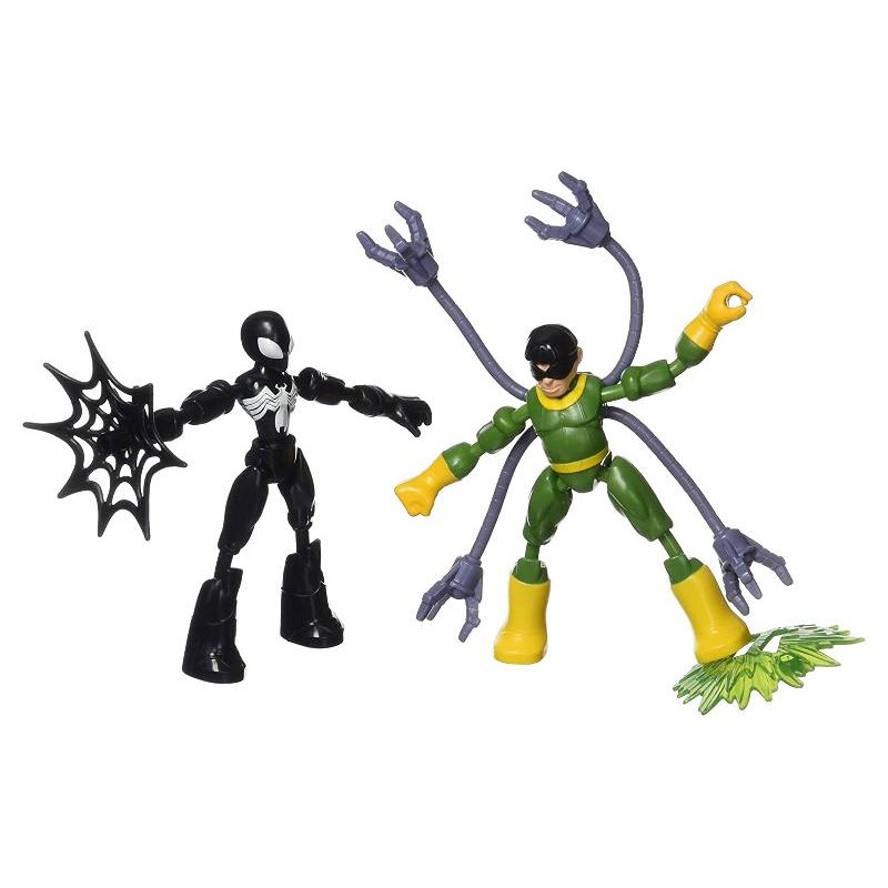 Spd Bend And Flex Figures Dual Pack Personaggi Snodabili Spiderman Vs ...
