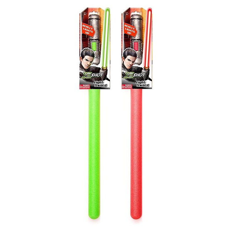 X-Shot Light Swords, Sword With Hangtag,Dump Bin Pdq di Zuru X-Shot