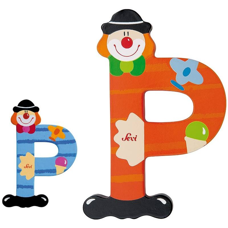 Lettera P Clown di Trudy