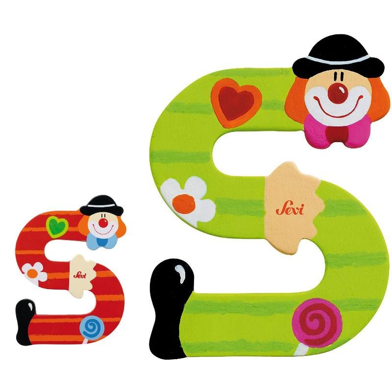 Lettera S Clown di Sevi Alfabeto Clown