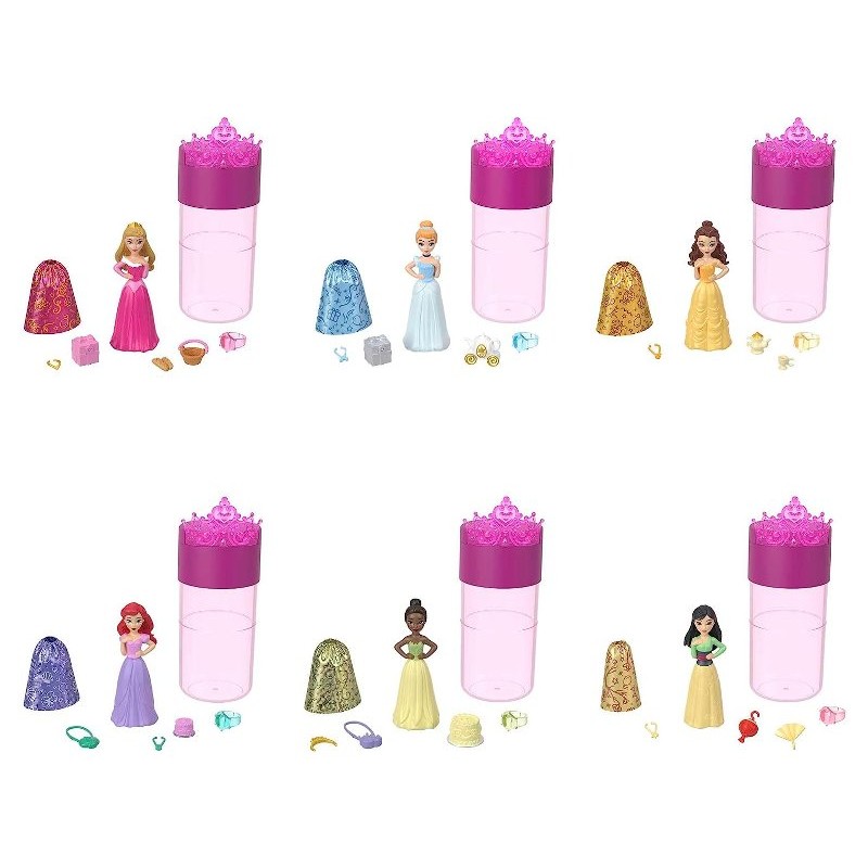 Disney Princess Royal Color Reveal Serie 2 Ass.To di Mattel Barbie