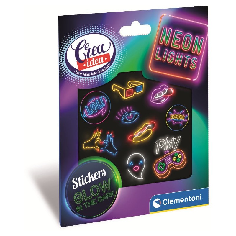 Idea - Stickers Neon di Clementoni