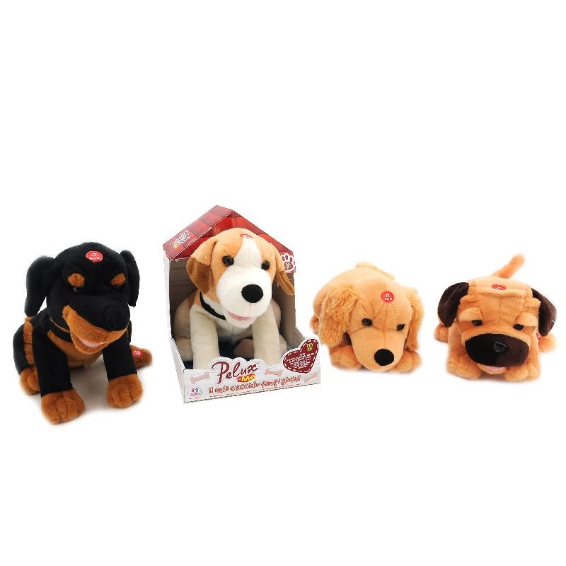 Cane B/O 27cm C/Movimento/Suoni 4ass T-M di Globo