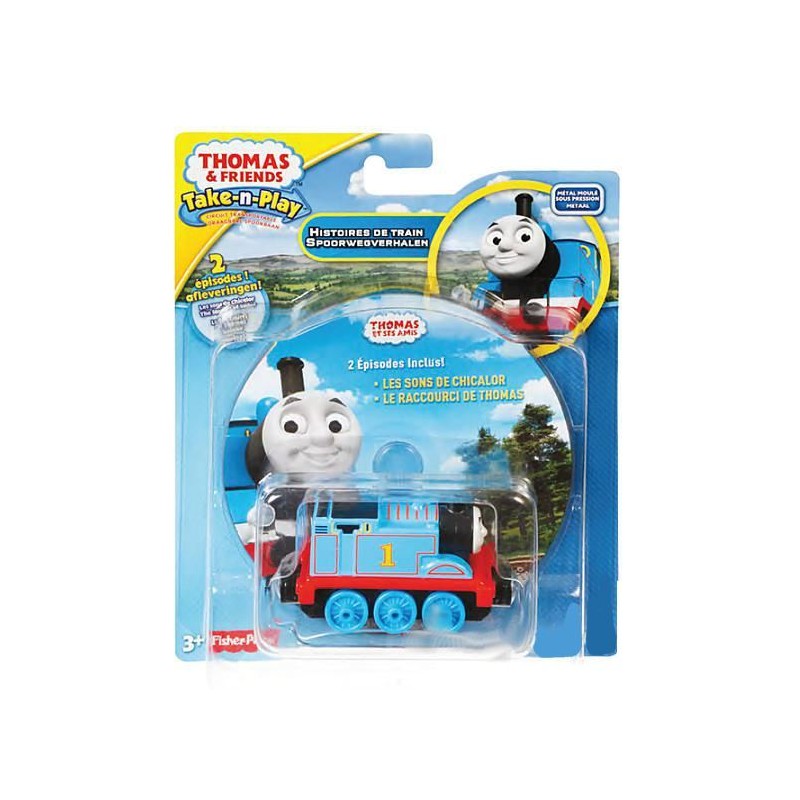 Thomas Dvd con Veicolo Dnf10 di Mattel Thomas & Friends