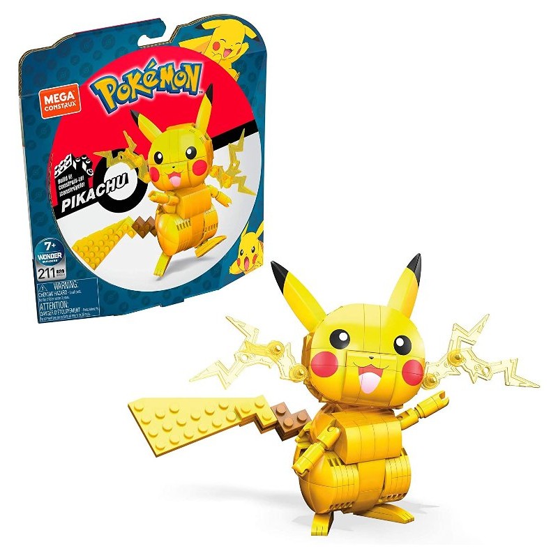 Mega Pokemon Pikachu di Mattel Megabloks