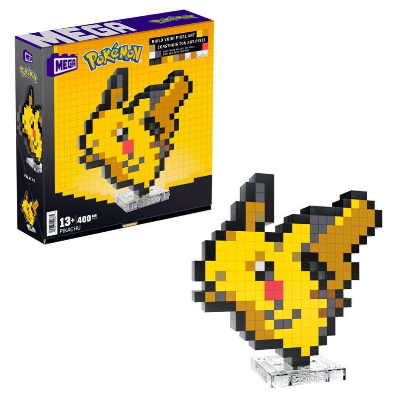 Mega Pokemon Pixel Art Pikachu di Mattel Megabloks