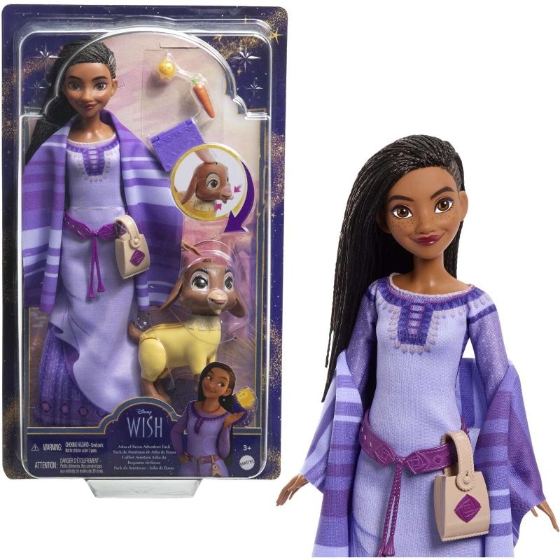 Disney Wish Set Avventure con Asha di Rosas di Mattel Disney Dolls