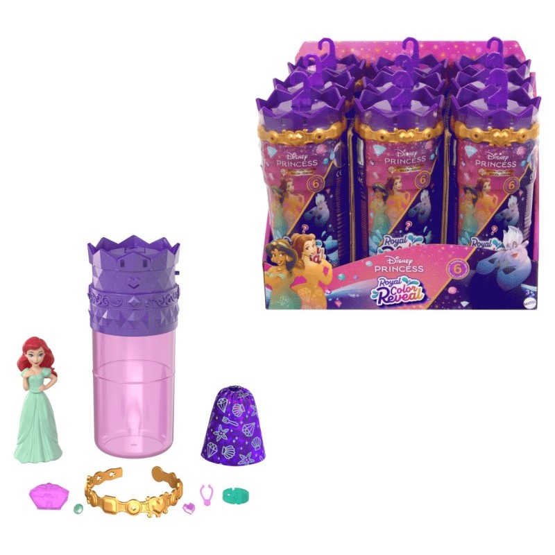 Disney Princess Royal Color Reveal Ass.To Serie 4 di Mattel Disney Dolls